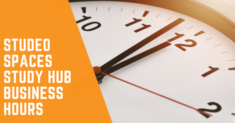 Studeo Spaces Study Hub Business Hours – Studeo Spaces Bookings